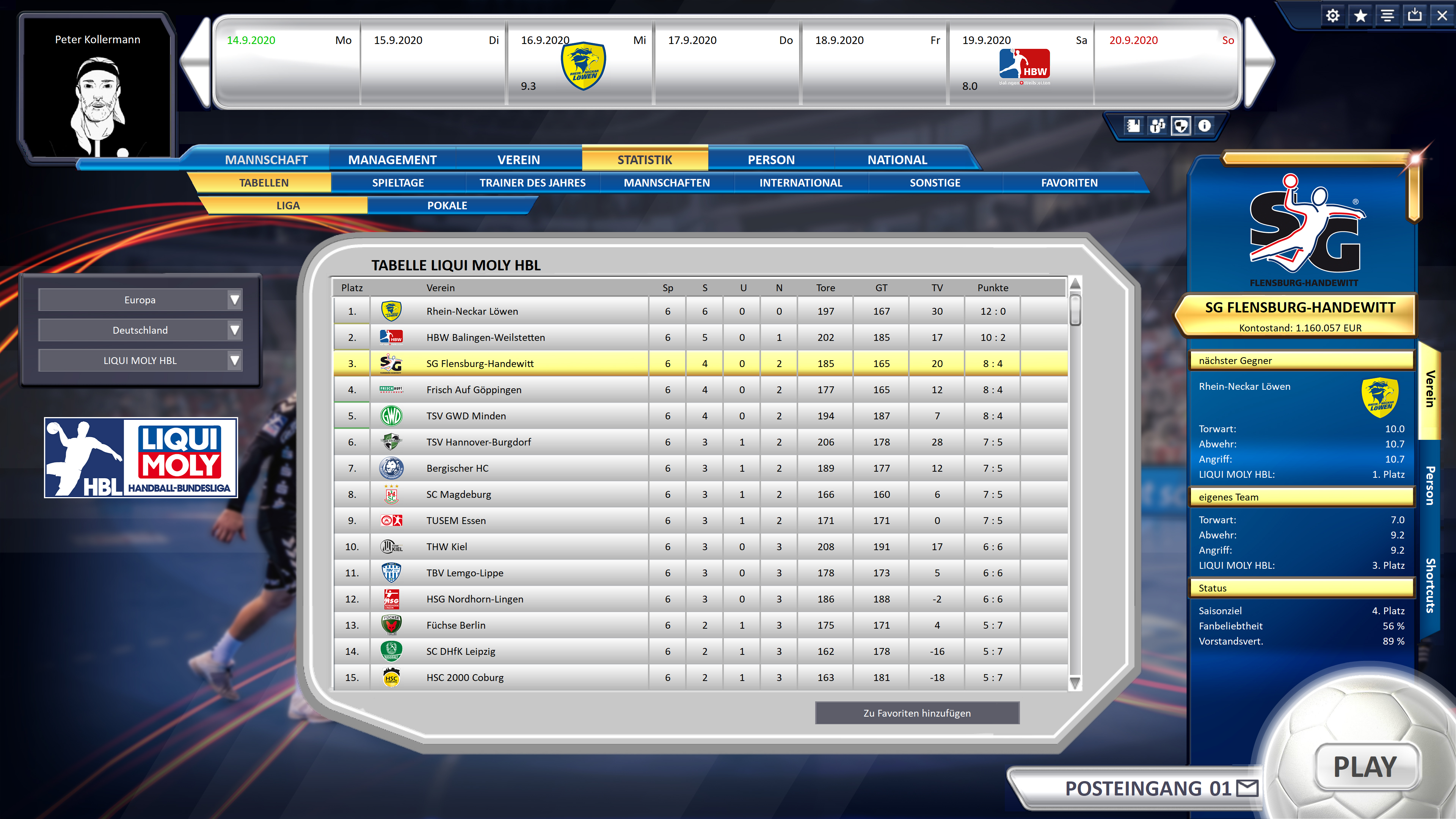 Handball-Manager 2021